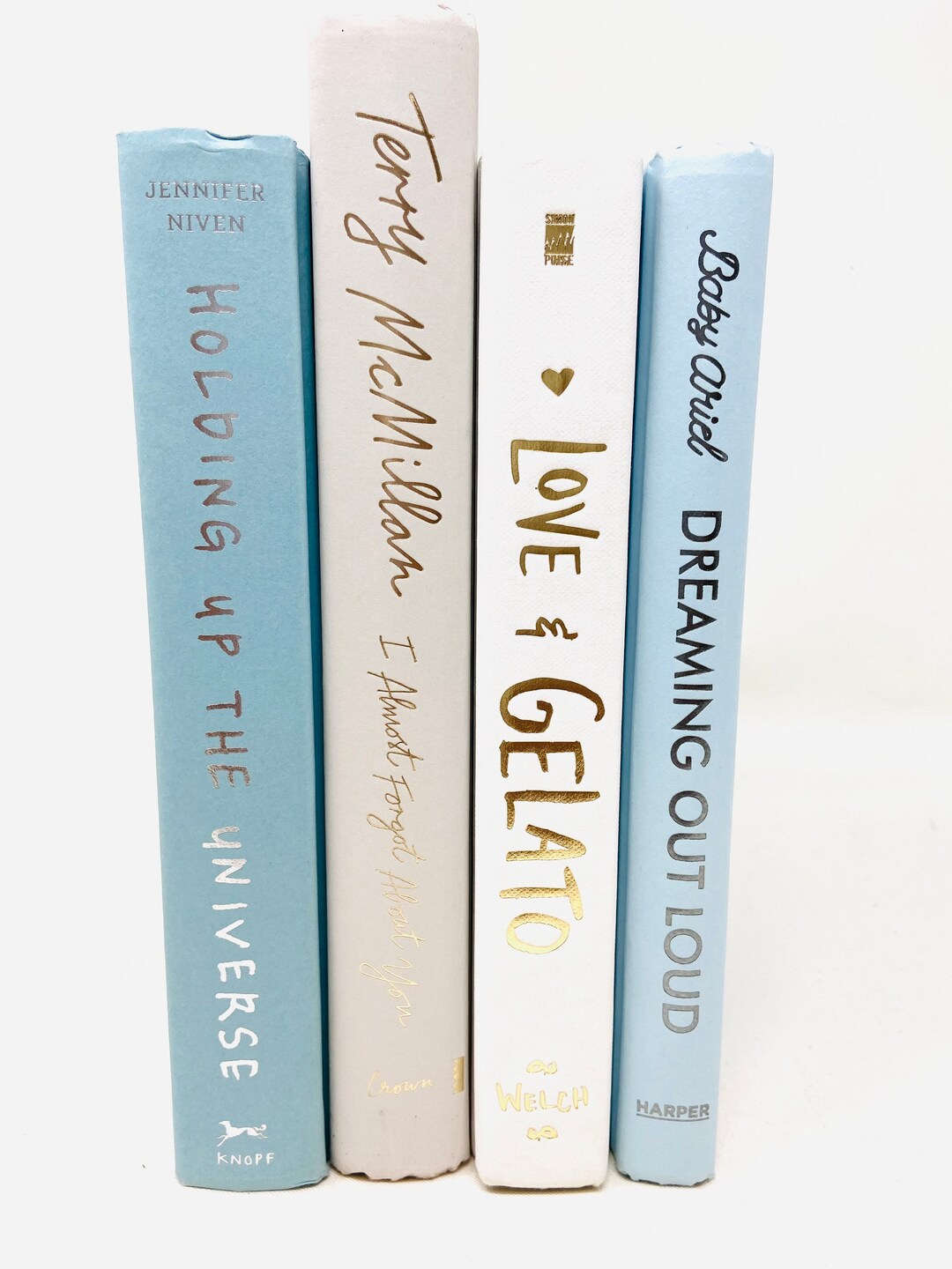 Robin Egg Blue Books 4 Books Toned in Pale Blues . - Etsy