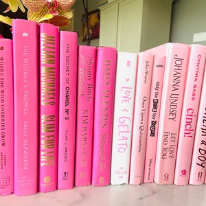 FIVE BOOK LISTING ....pale Pink 2 Shocking Pink 2 & White 1 ...U Pick 5 ...