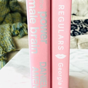 PALE or SHOCKING PINK Books for Decorating Pick One Set of 2 Pale Pink ...