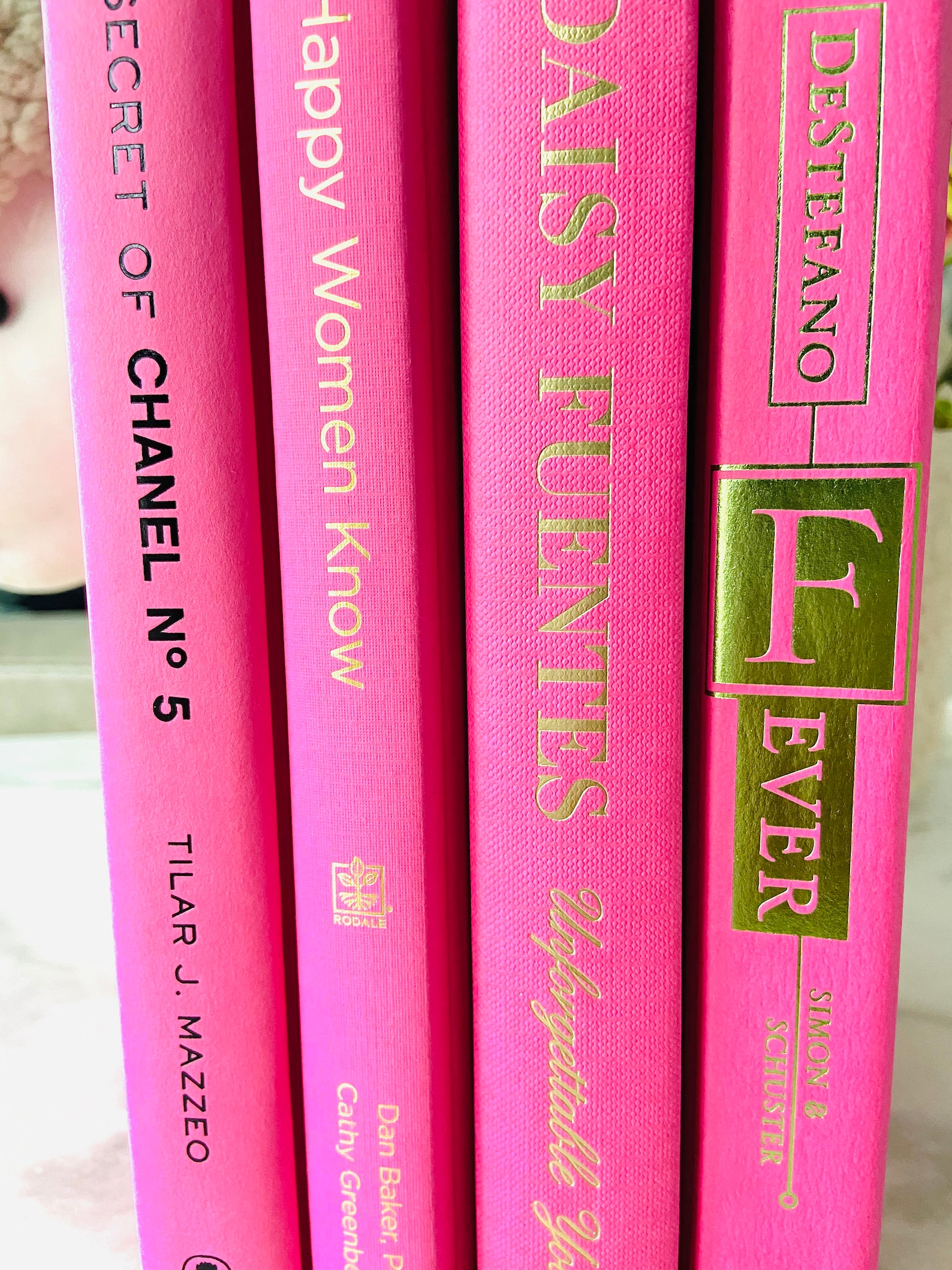 PALE or SHOCKING PINK Books for Decorating Pick One Set of 4 - Etsy