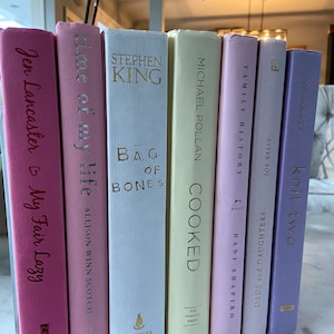 PASTEL BOOK SET - 7 Dreamy Books in Shades of Pastel. A Soft Rainbow ...