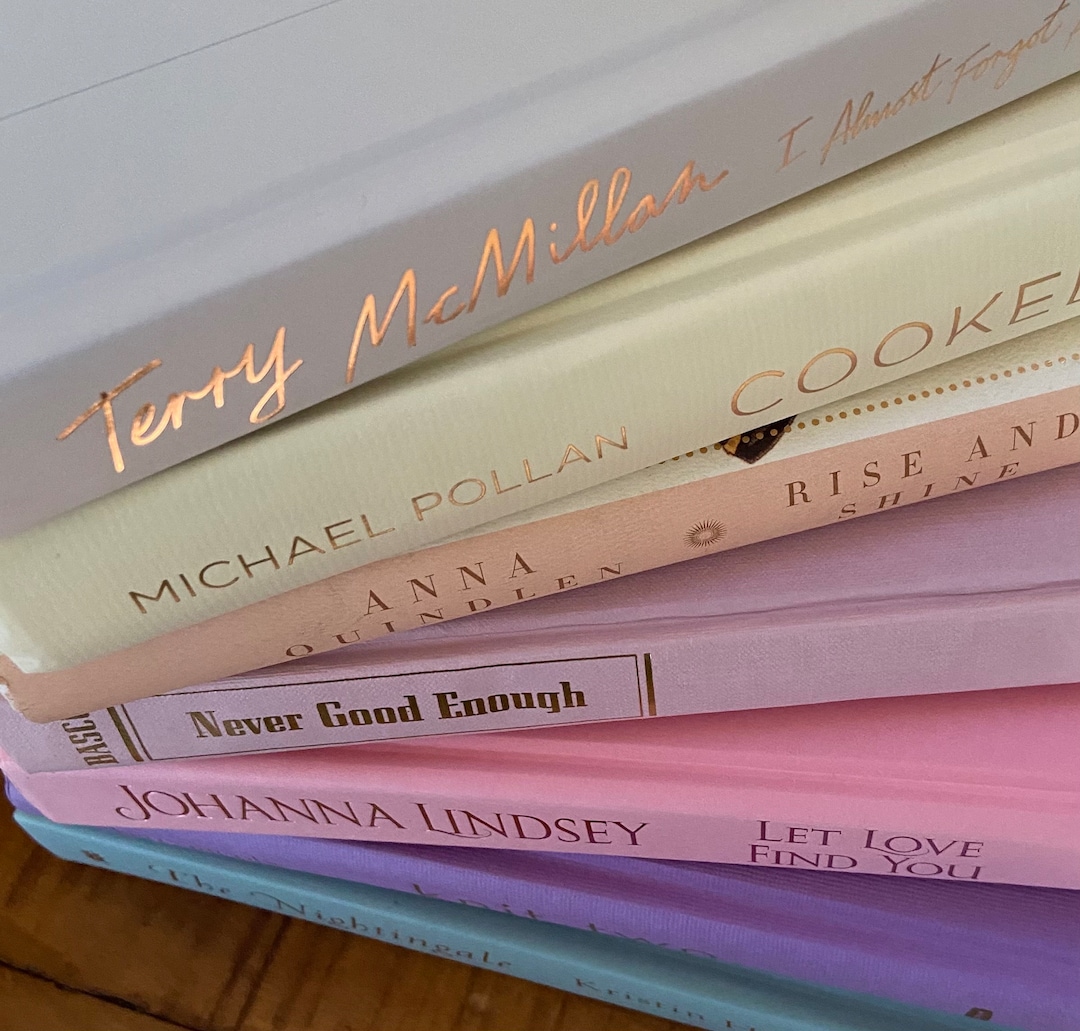 PASTEL SHERBET Book Set - 7 Dreamy Books in Shades of Pastel. A Soft ...