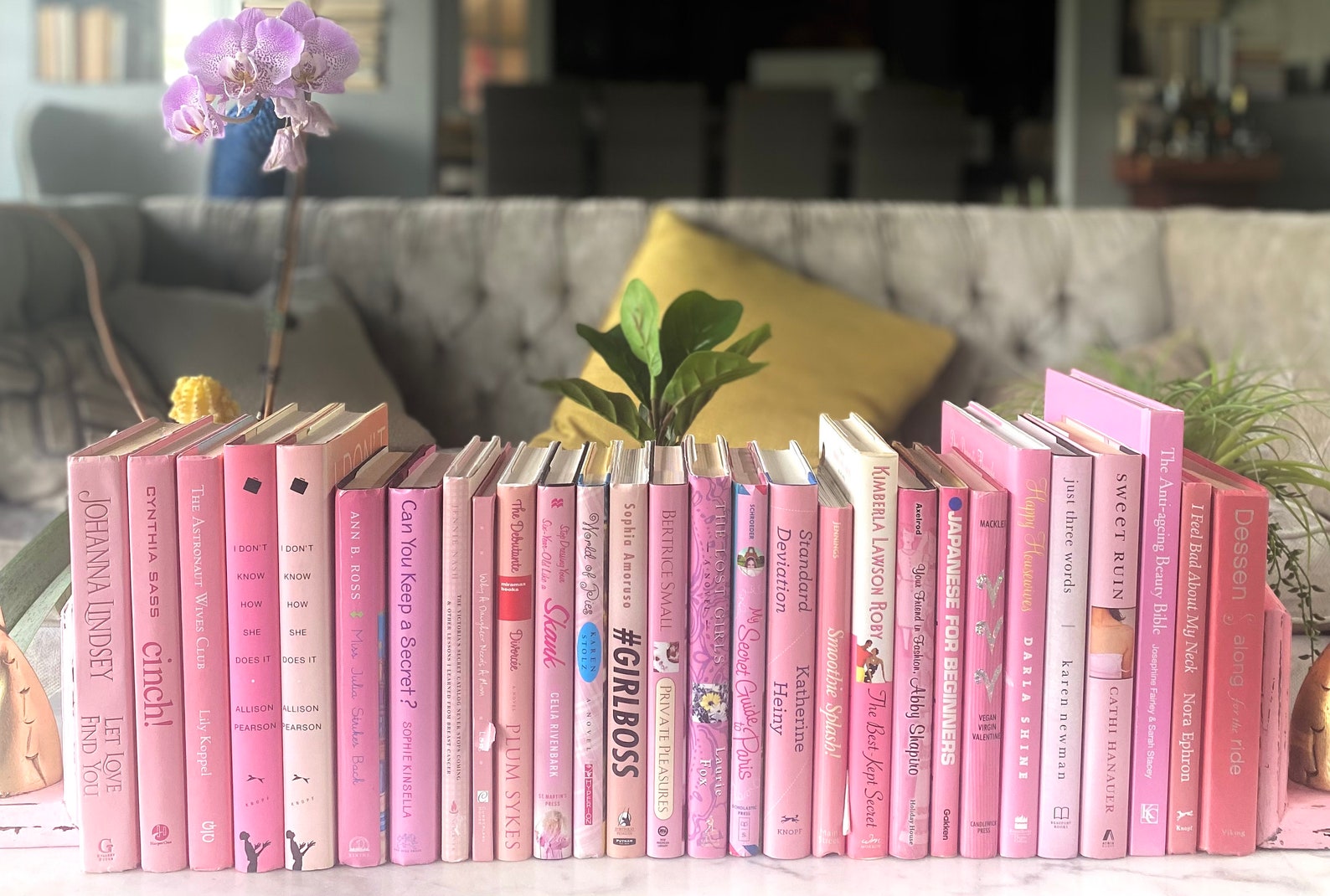 PINK Books PICK ANY 3 Light Pink , Blush or Pale Pink Decorative Books ...