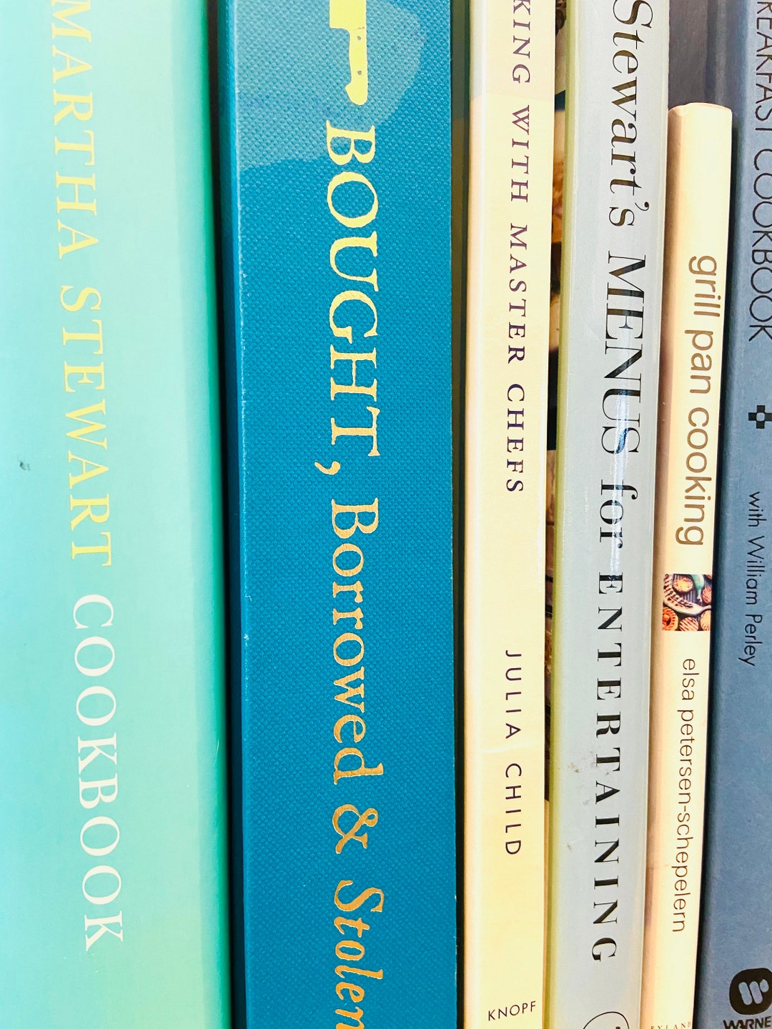 BEACH HOUSE COOKBOOKS - 6" of Seaglass Colored Decorative Cookbooks to ...