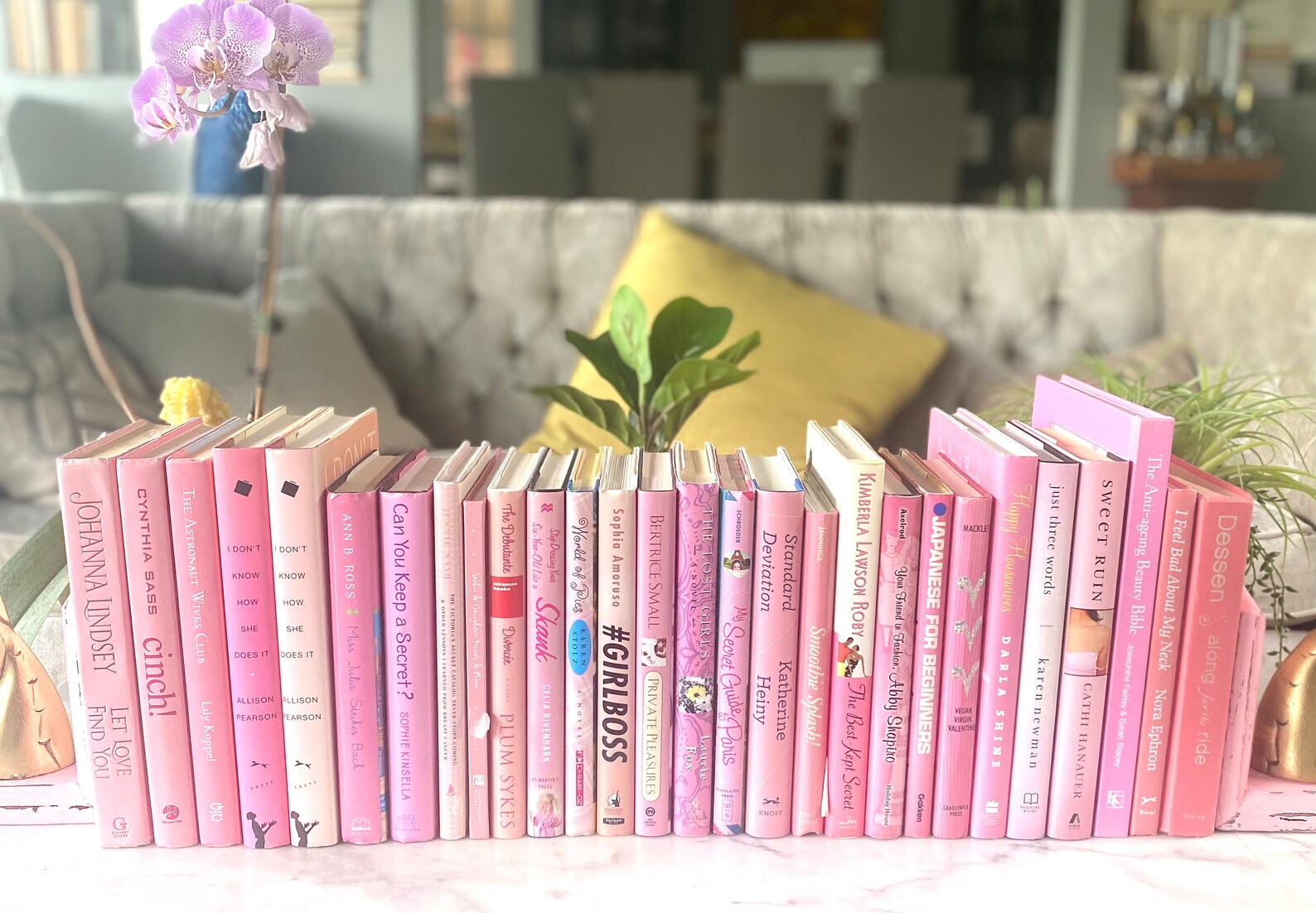 PINK Books PICK ANY 3 Light Pink , Blush or Pale Pink Decorative Books ...