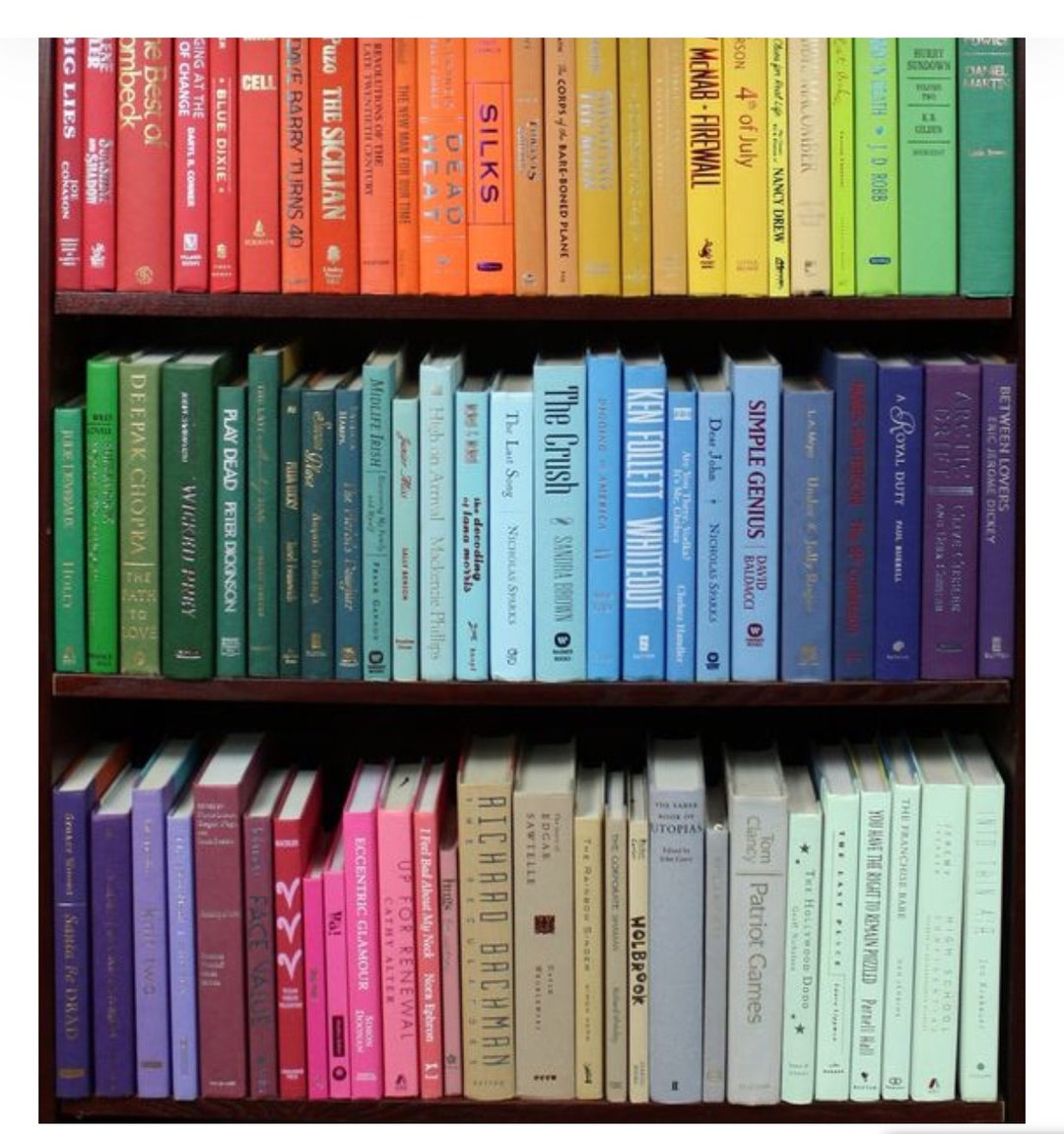 Bookcase Perfection SINGLE BOOK by Color.rainbow Decorative Books by ...