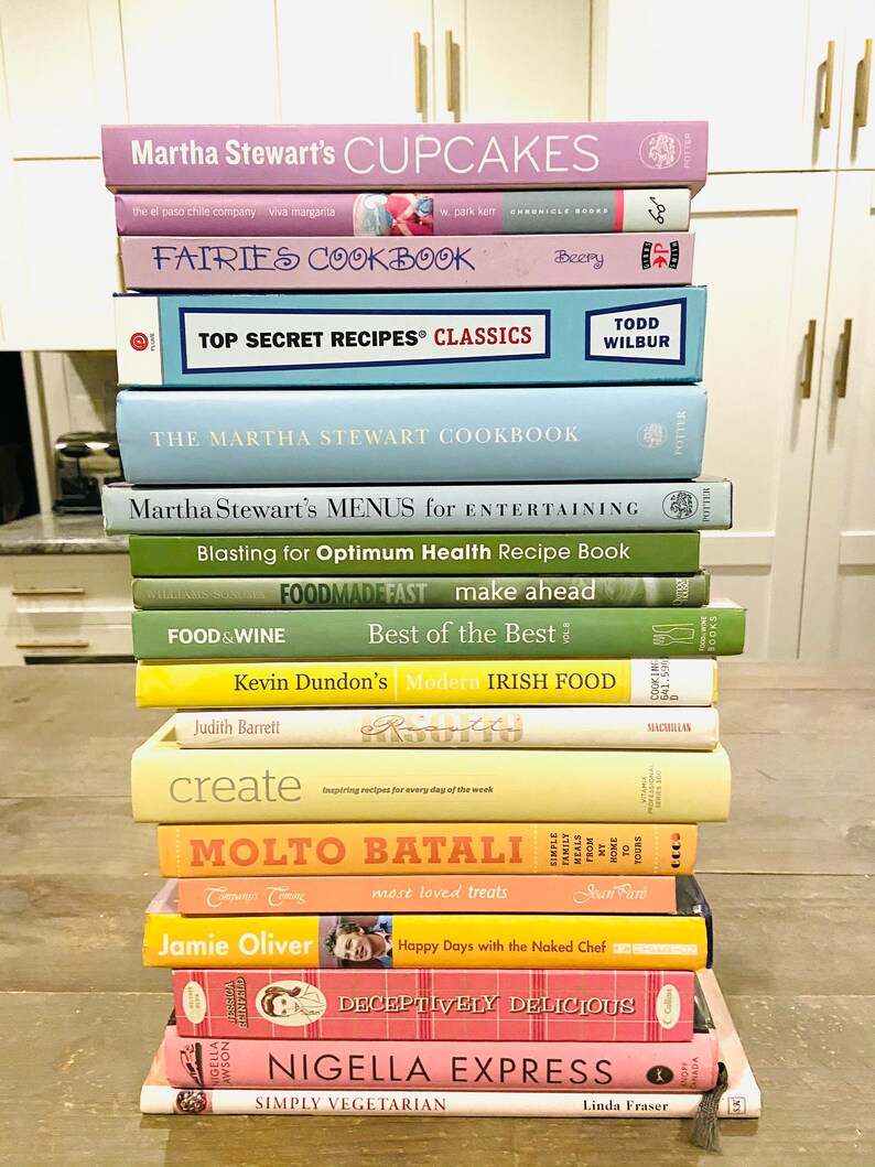 PASTEL COOKBOOK Rainbow-you Pick Any 6 Books From This Epic Pastel ...