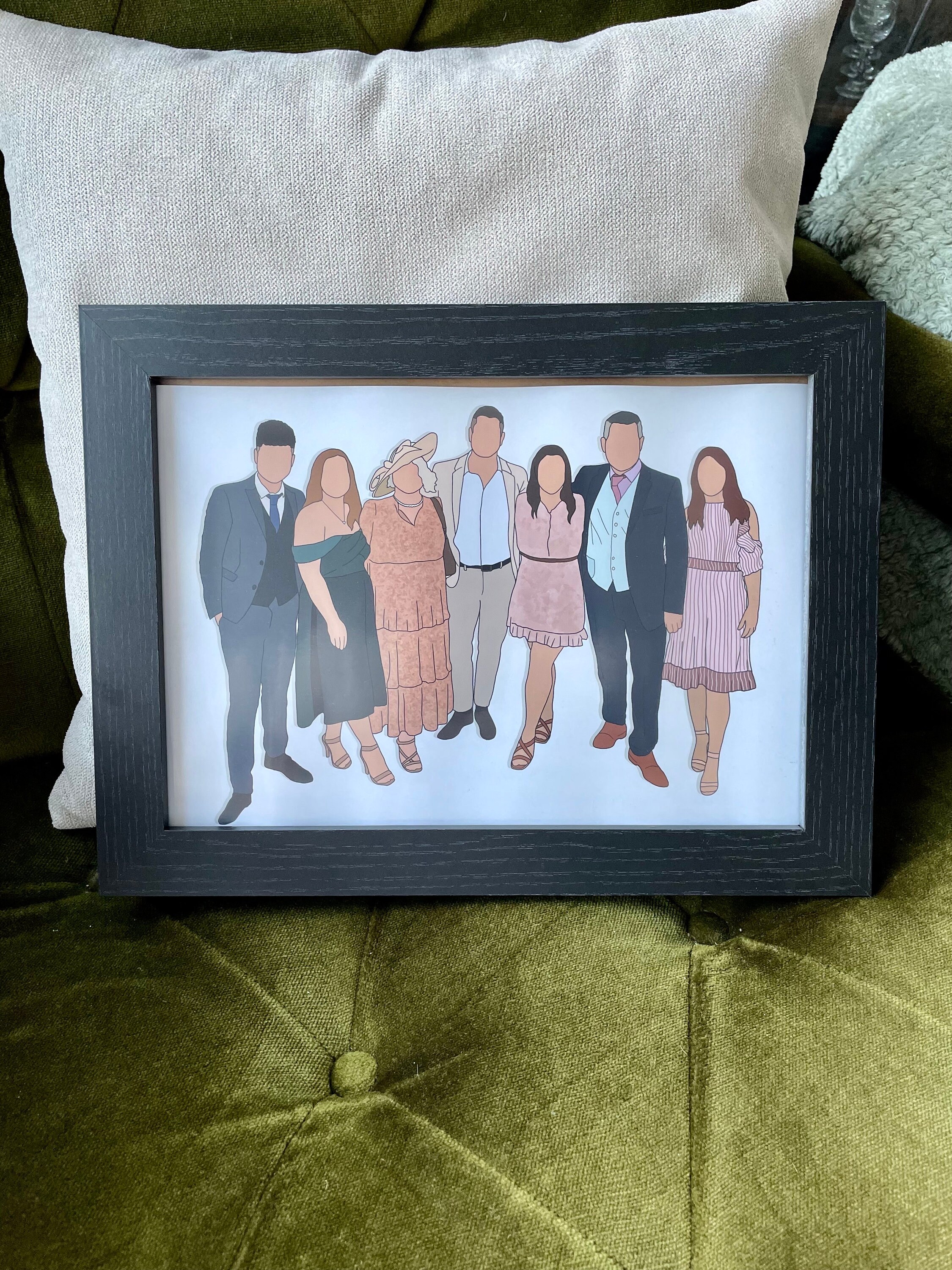 Faceless Portraits - Etsy