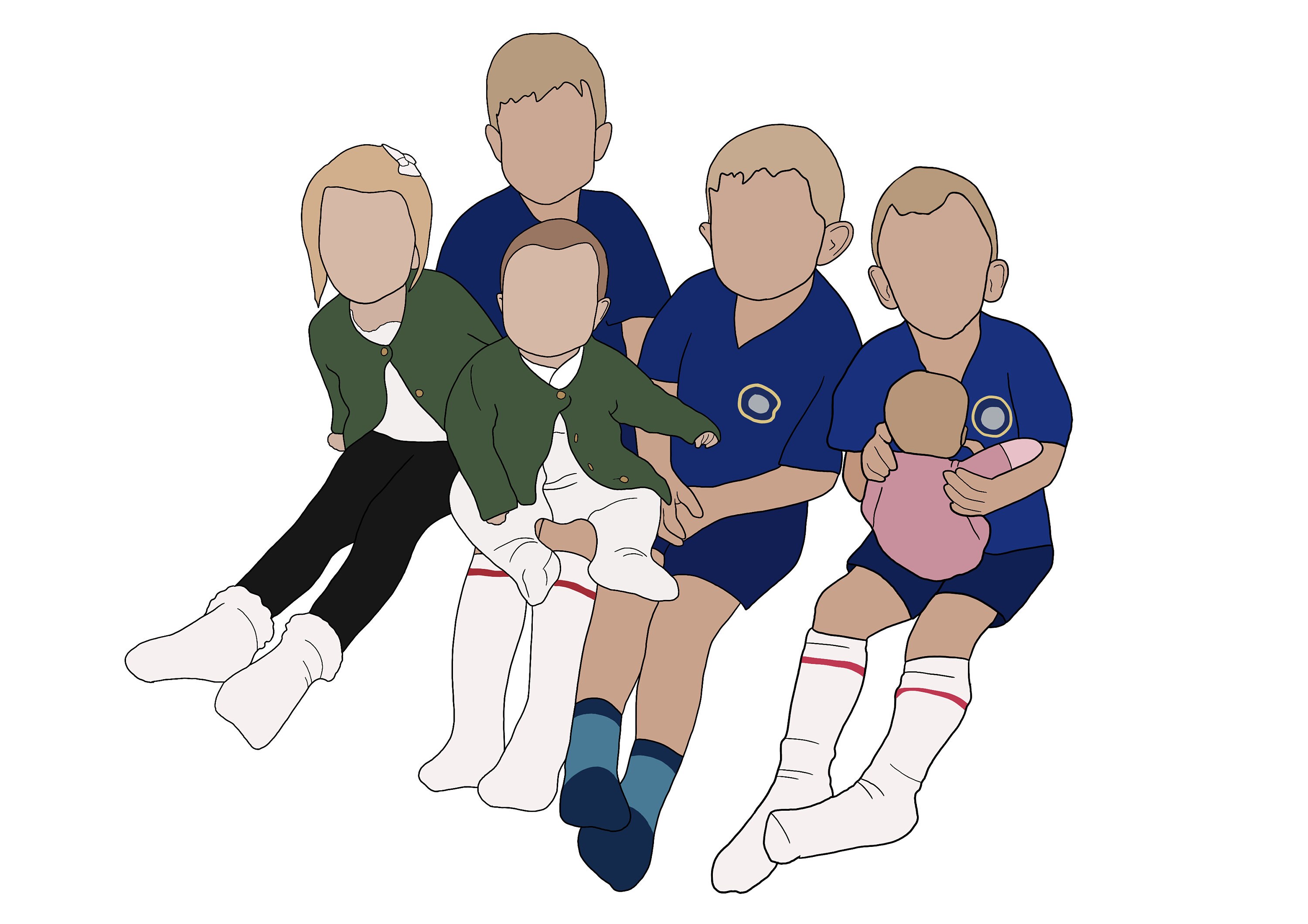 Faceless Portraits - Etsy