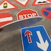 British Road Signs 9pk - Etsy