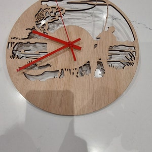 Fishing Clock - Etsy