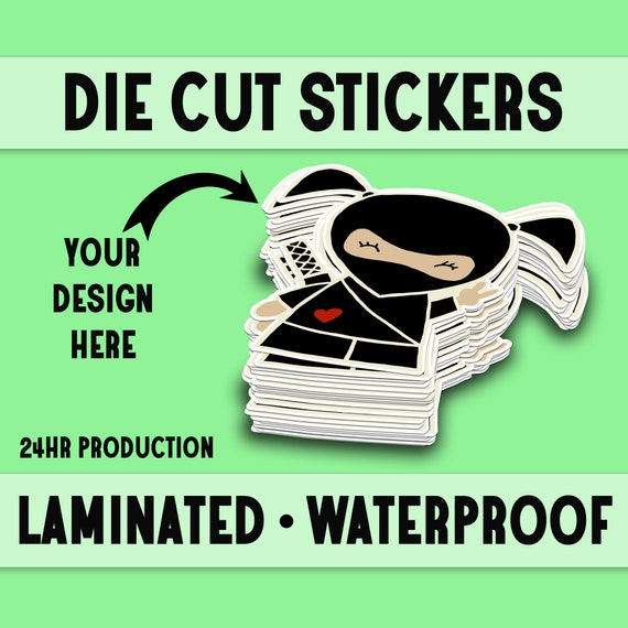 Custom Stickers Premium Vinyl Waterproof Stickers UV Gloss - Etsy