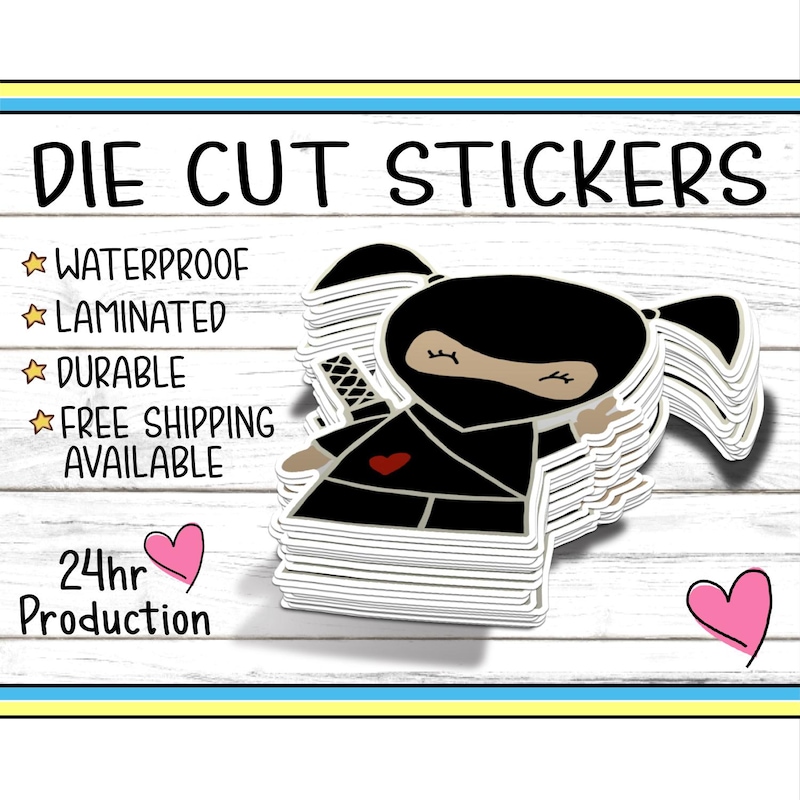 Die Cut Stickers - Etsy
