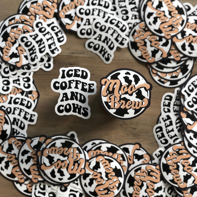 Custom Waterproof and Permanent Die-cut Stickers Matte or - Etsy