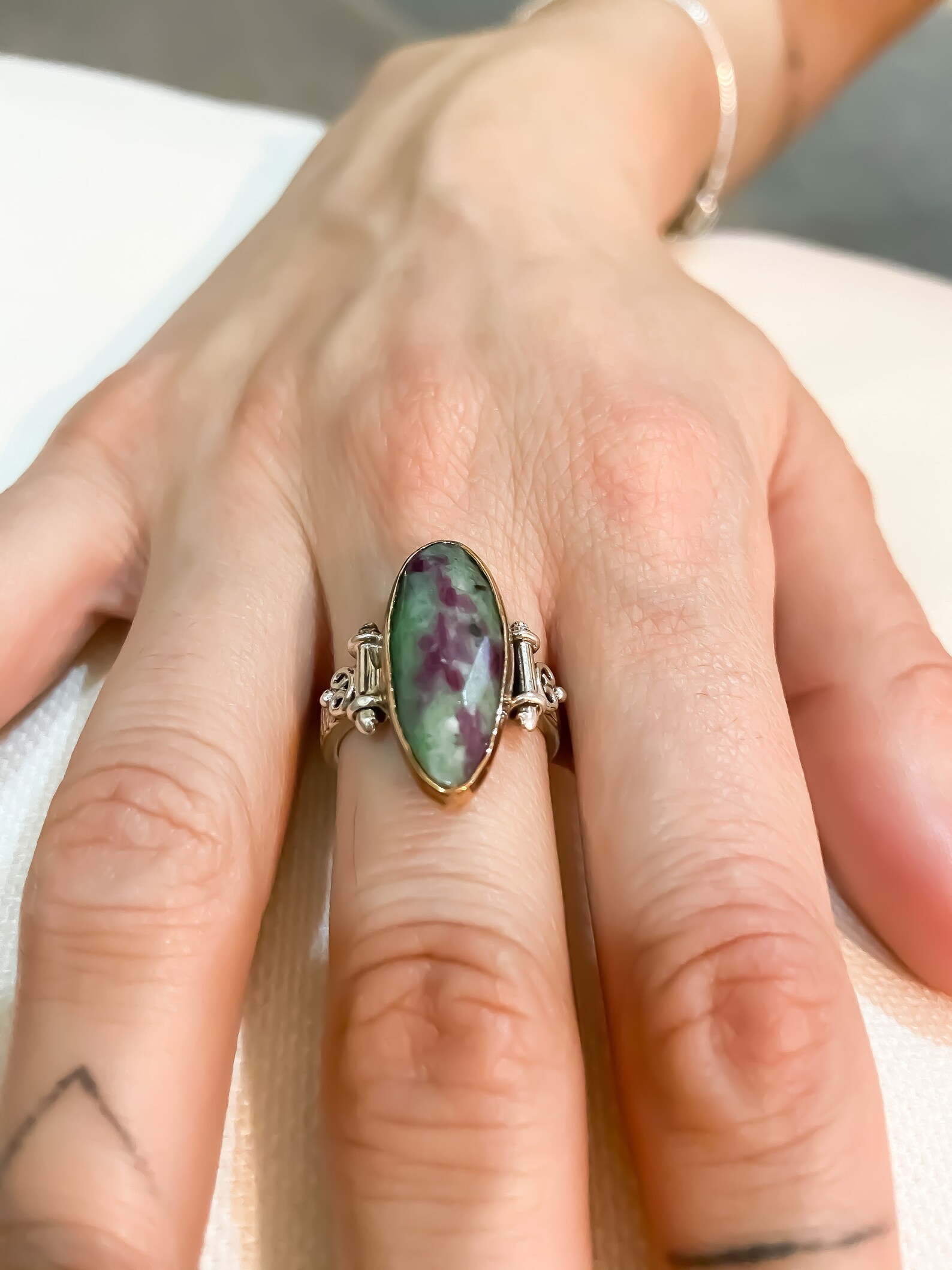 Ruby 925 Sterling Silver Handmade Ring Ruby Natural Stone - Etsy