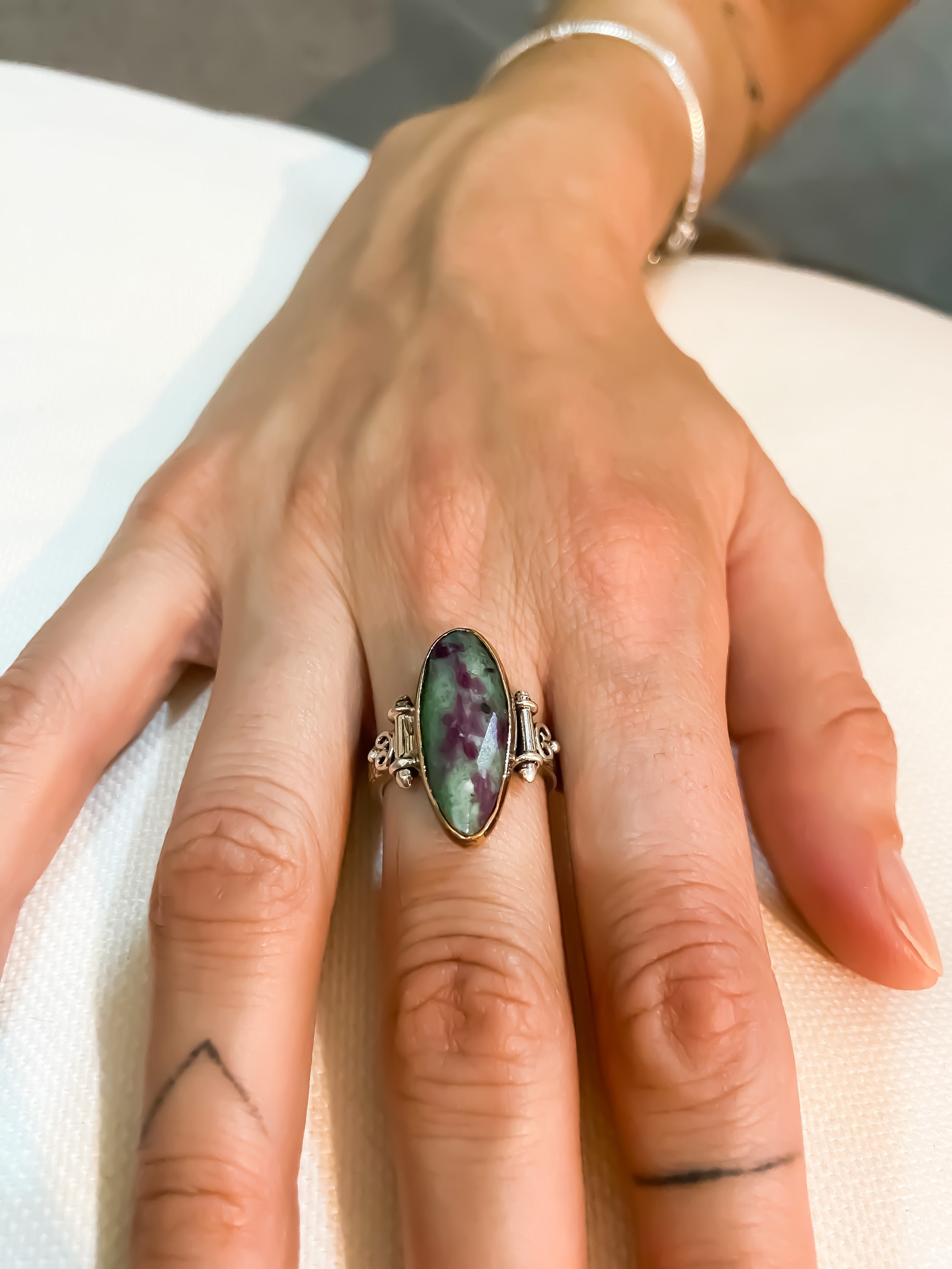 Ruby 925 Sterling Silver Handmade Ring Ruby Natural Stone - Etsy