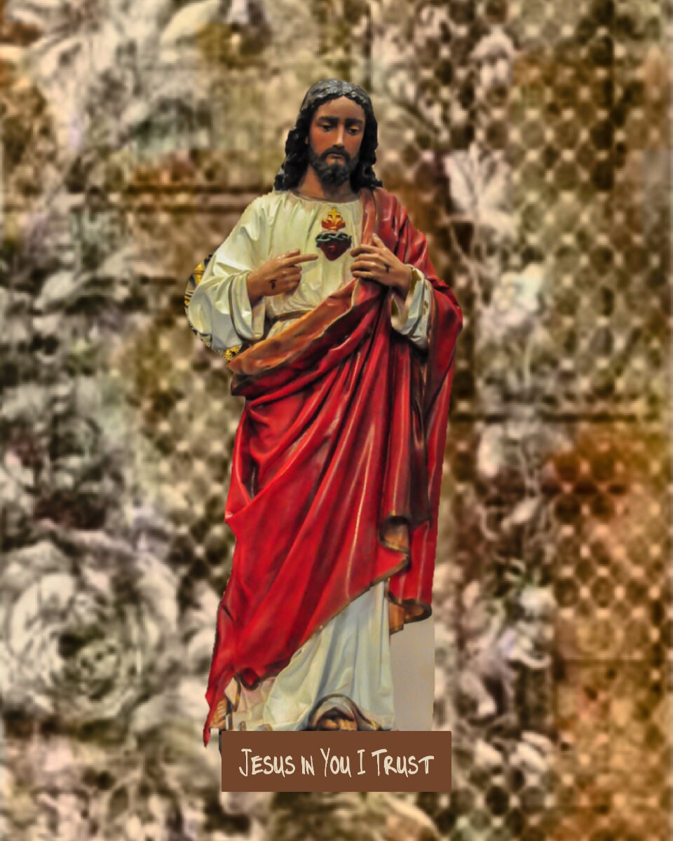 5x7 Bright Colored Jesus Image Inspirational Print - Etsy