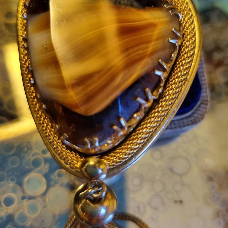 Vintage Tassle Brooch - Etsy UK