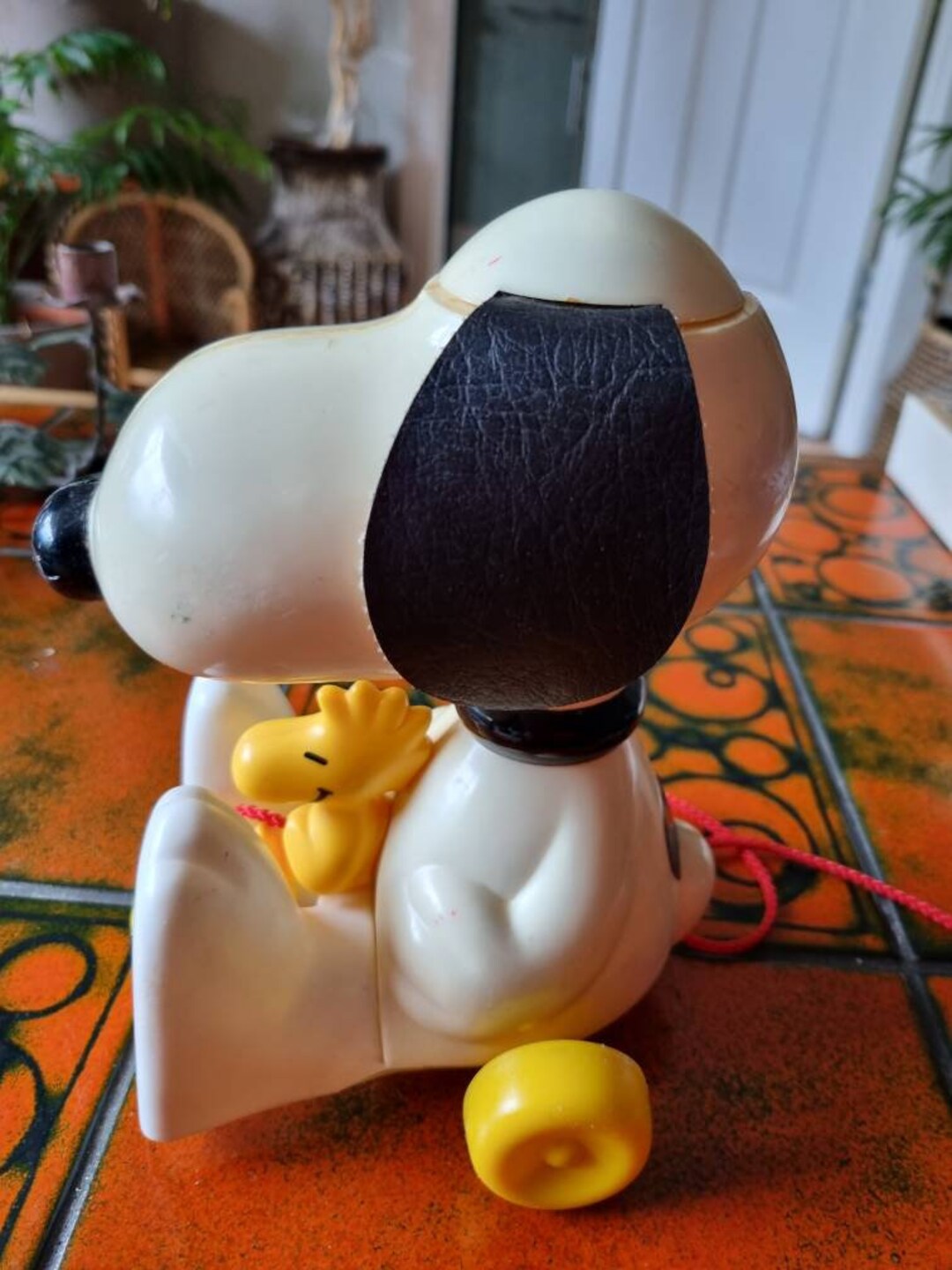 Vintage Snoopy ' Copter ' Pull Toy Spinning Eears Helicopter Peauts ...