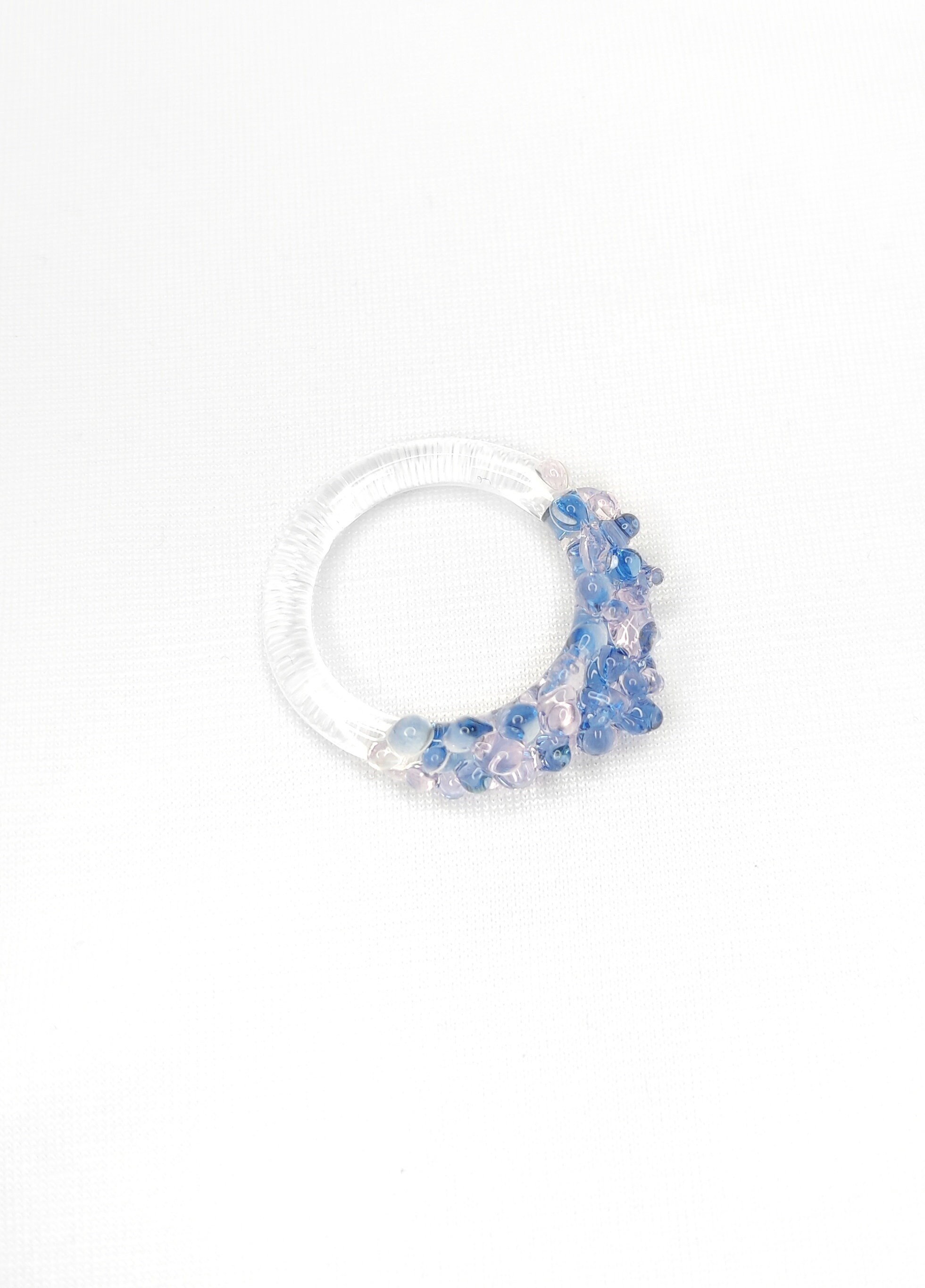 Gorgeous Glass Ring, Minimalist and Simple, Elegant Ring, Lampworking ...