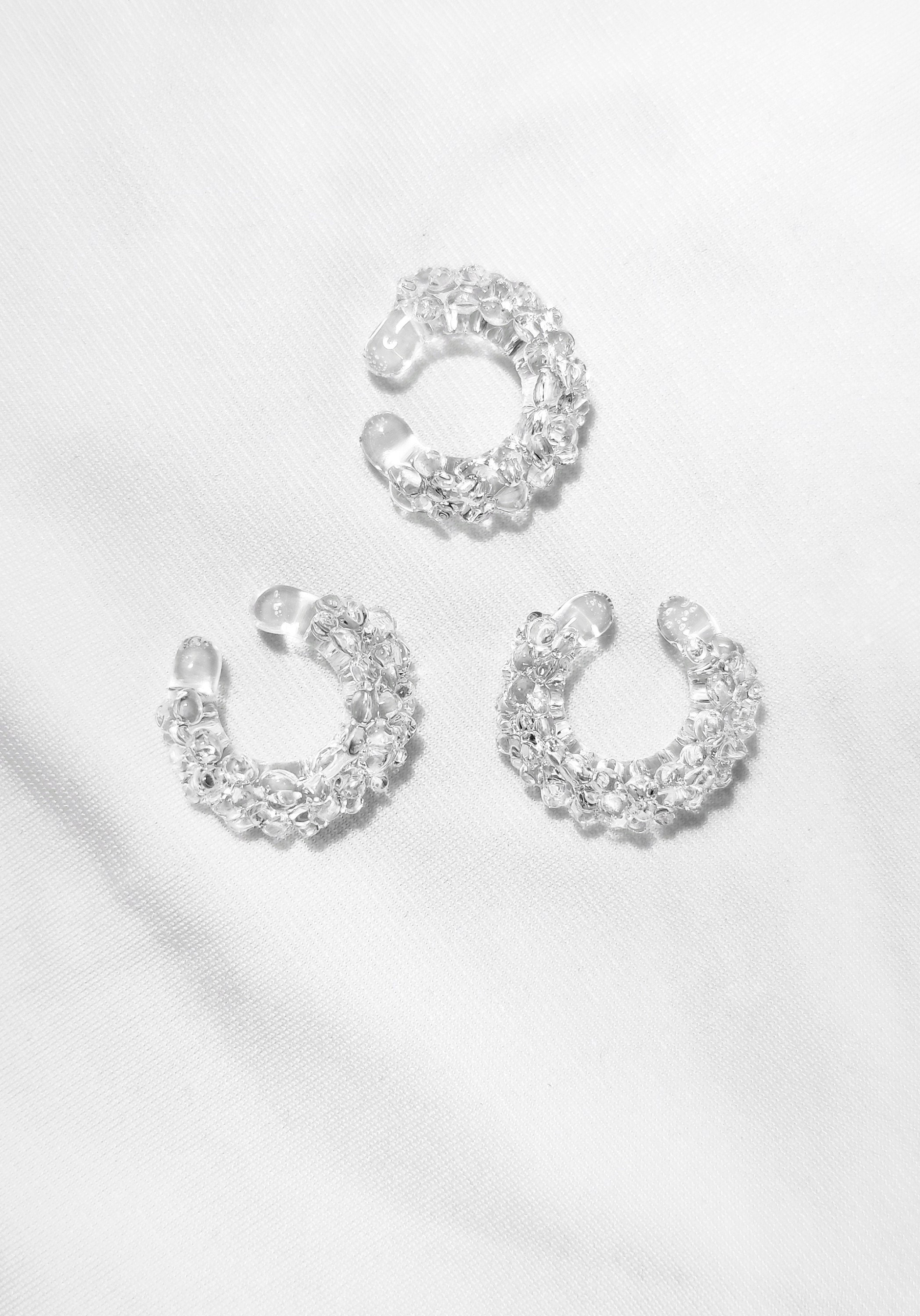 Gorgeous Glass Ear Cuff Minimalist and Simple Elegant - Etsy