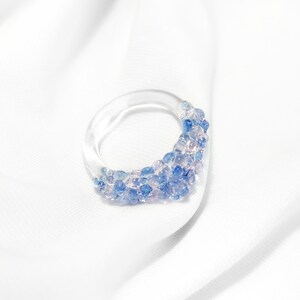 Gorgeous Glass Ring, Minimalist and Simple, Elegant Ring, Lampworking ...