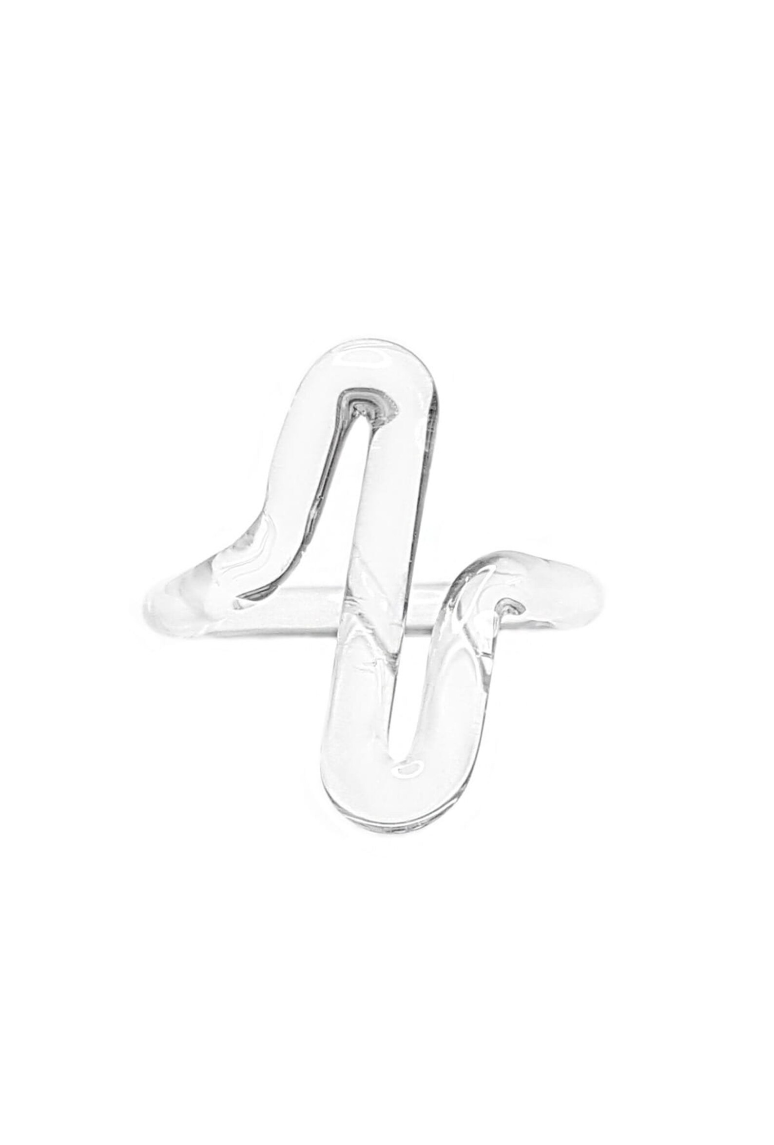 Gorgeous Glass Ring, Minimalist and Simple, Elegant Ring, Lampwork Ring ...