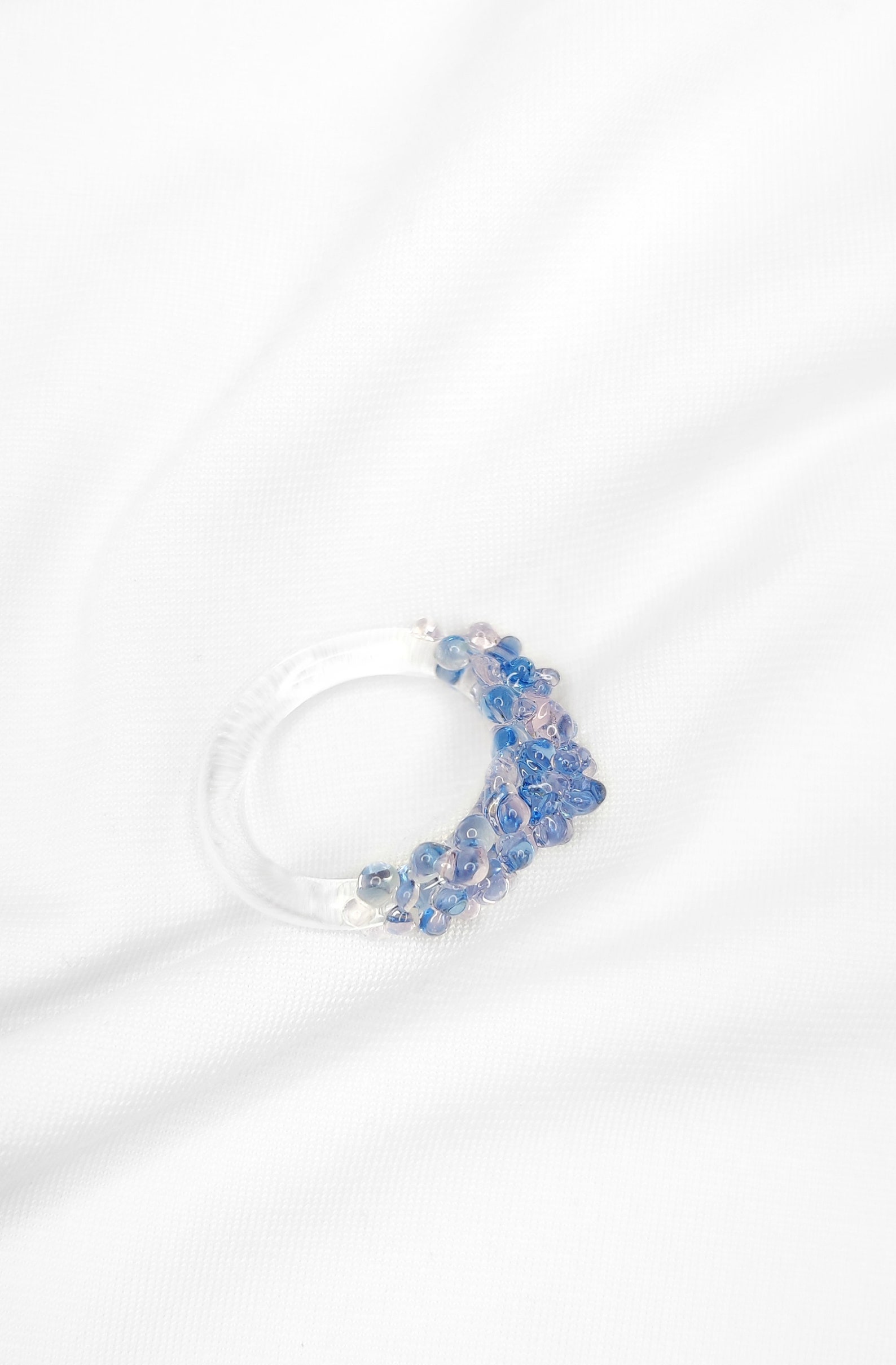 Gorgeous Glass Ring, Minimalist and Simple, Elegant Ring, Lampworking ...