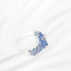 Gorgeous Glass Ring, Minimalist and Simple, Elegant Ring, Lampworking ...