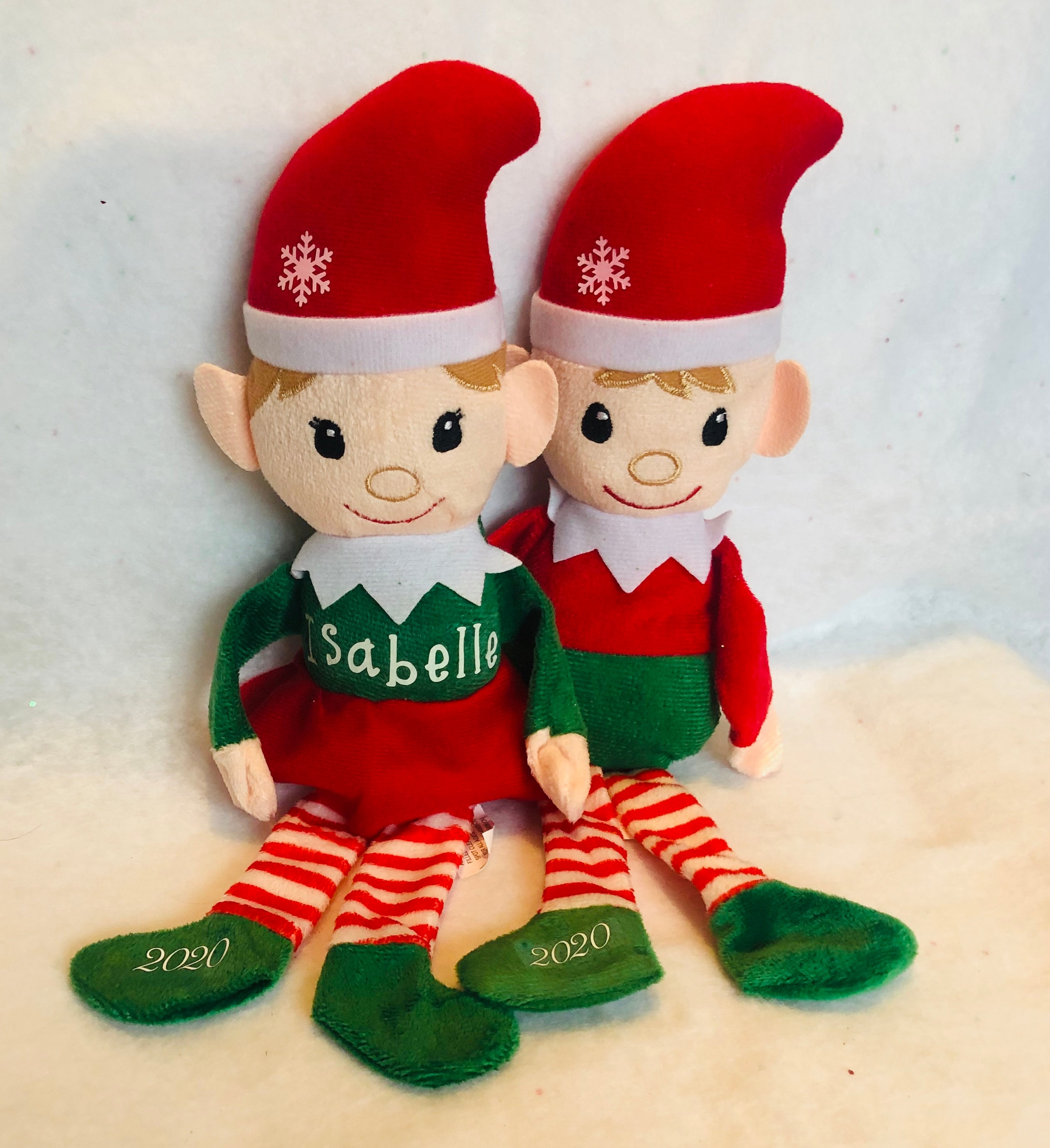 Personalized Christmas Elves Girl or Boy - Etsy