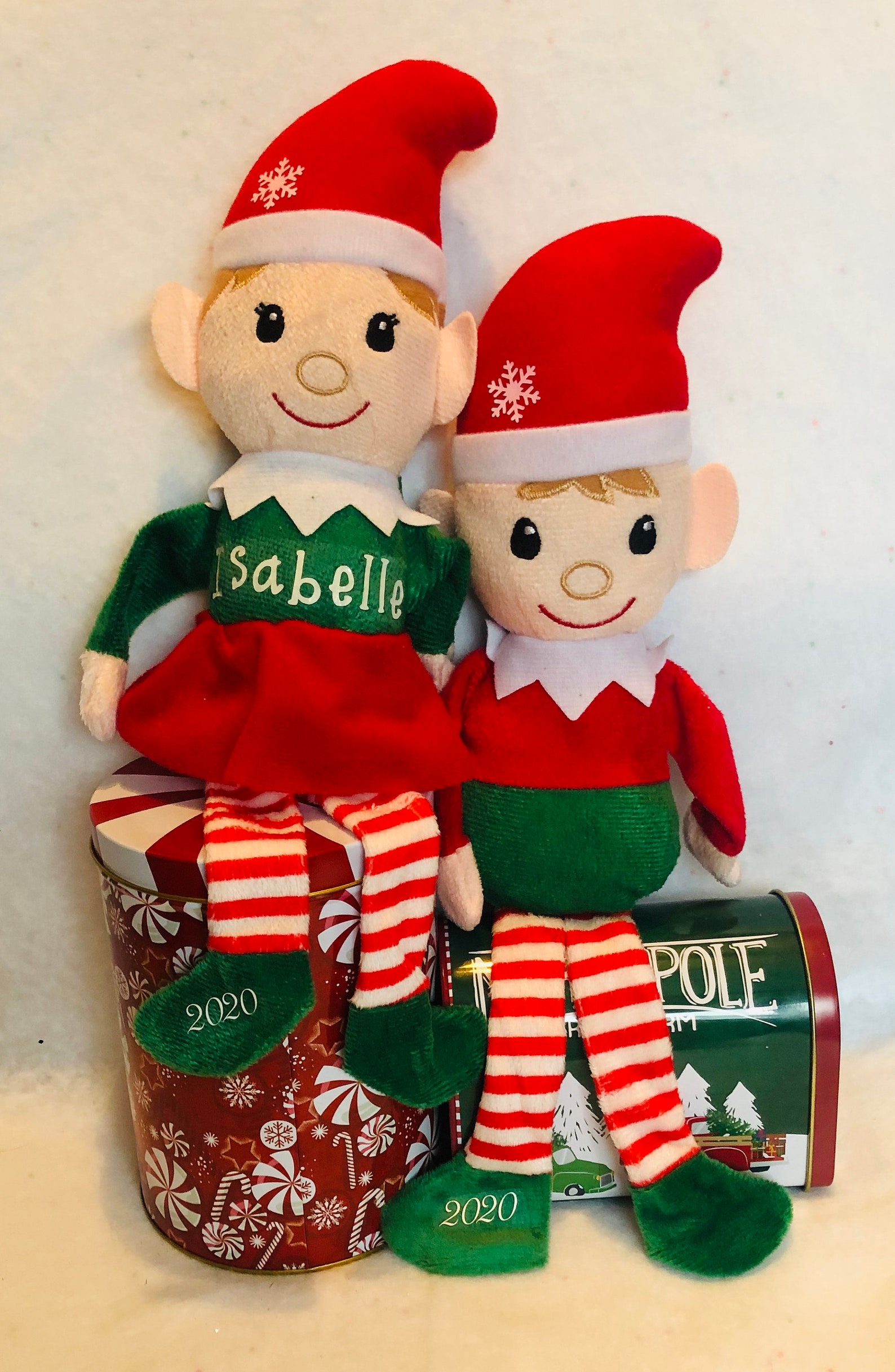 Personalized Christmas Elves Girl or Boy - Etsy