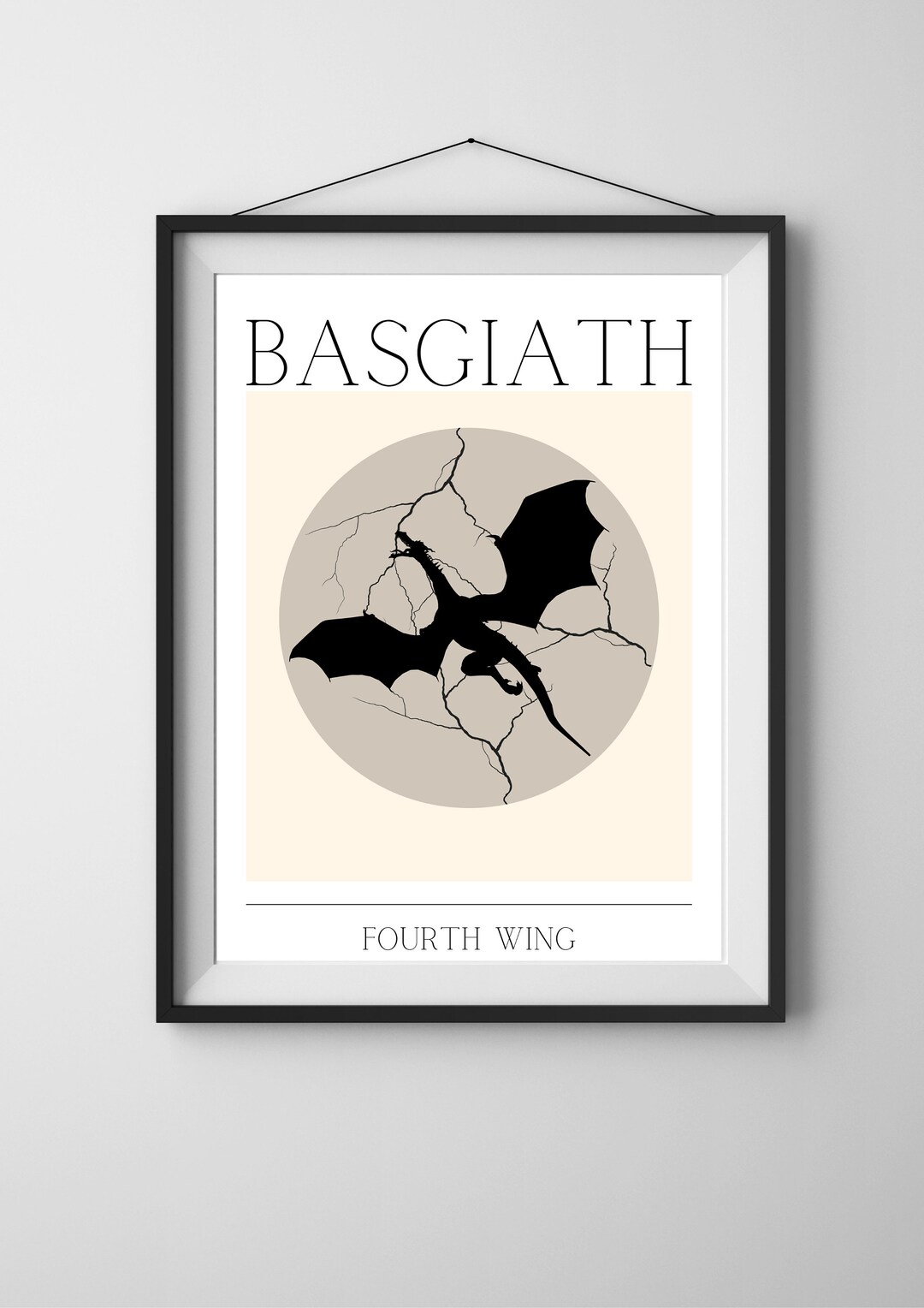 Fourth Wing Rebecca Yarros Digital Art Print Bookish Art Book Print ...