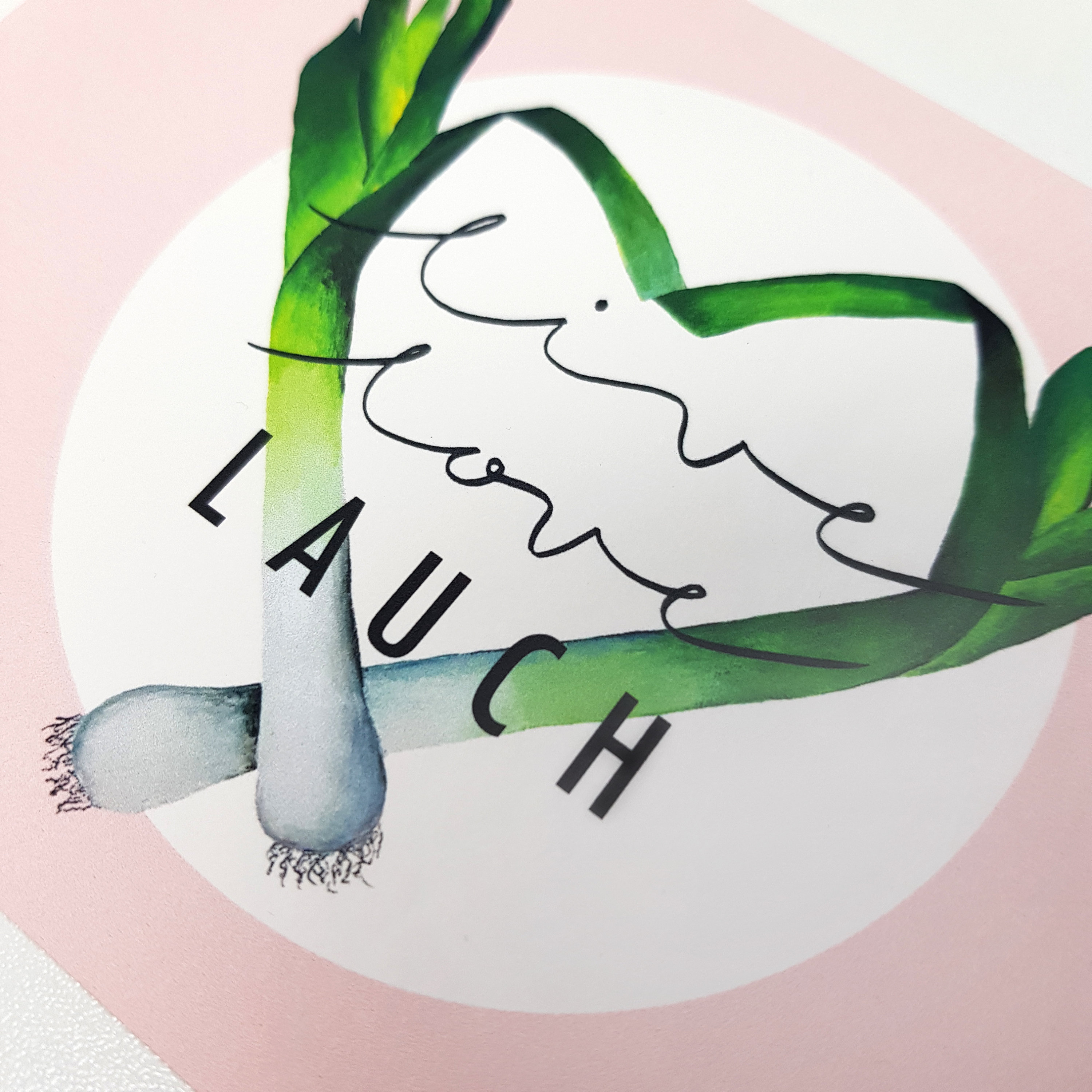 Postcard live Love Leek Greeting Card Wisdom of - Etsy UK