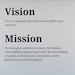 Custom Mission Vision Statement Office Wall Decal / Customizable Core ...
