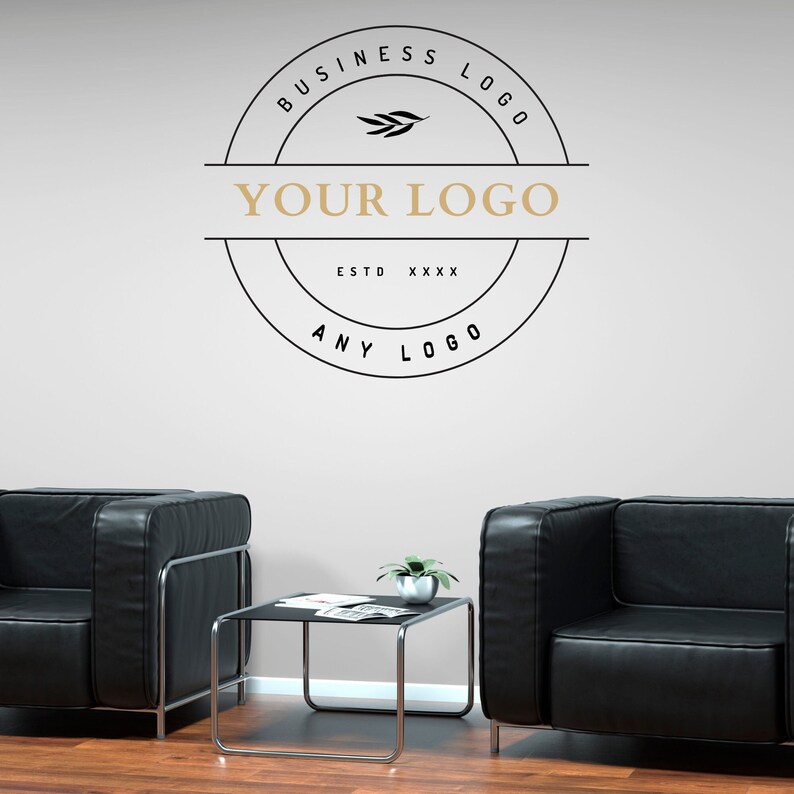 Custom Logo Decal / Business Logo / Custom / Office Decal / | Etsy