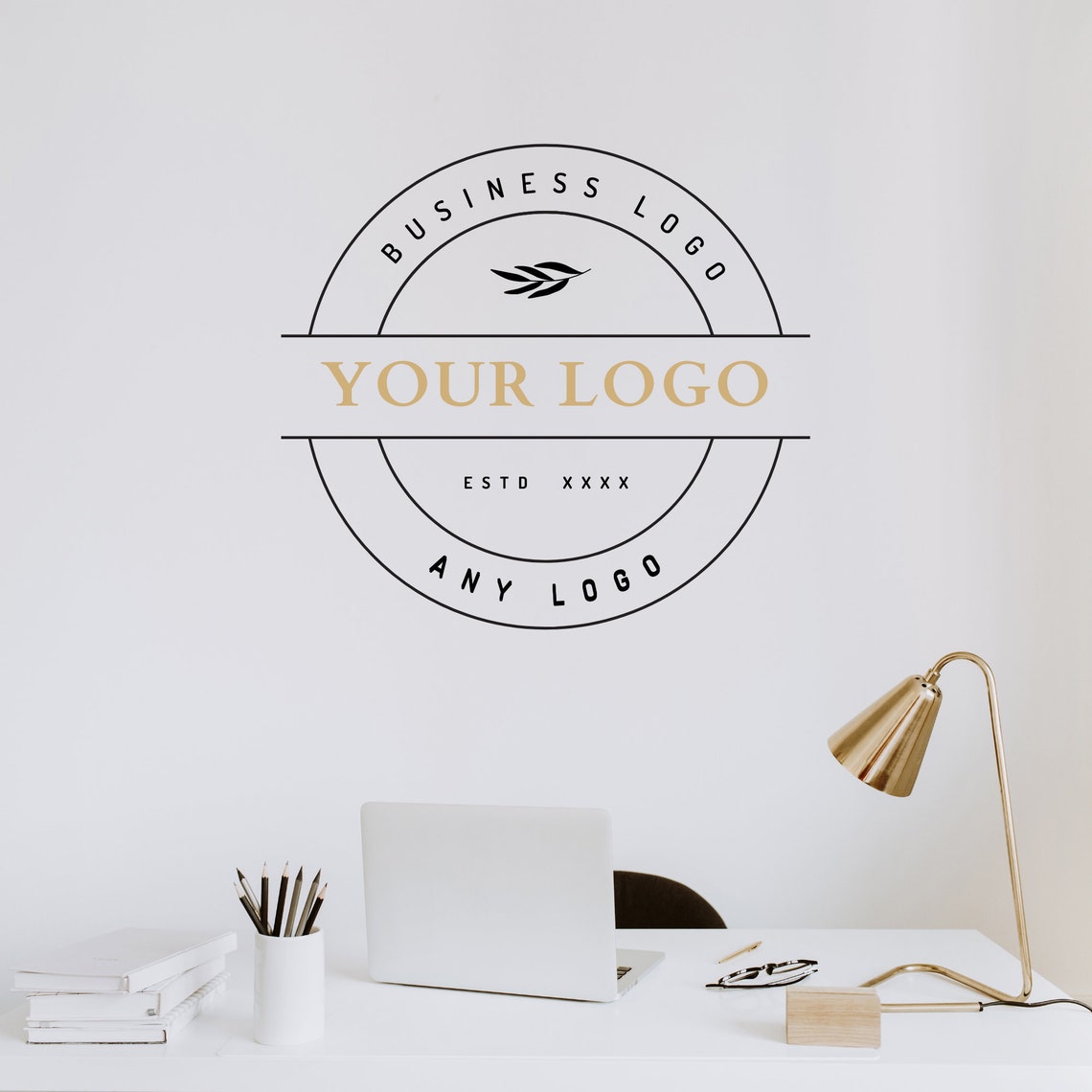 Custom Logo Decal / Business Logo / Custom / Office Decal / - Etsy