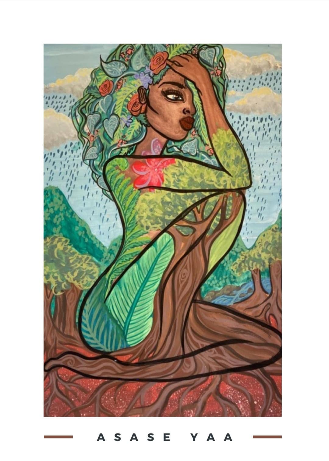 Asase Yaa Goddess Greeting Card - Etsy