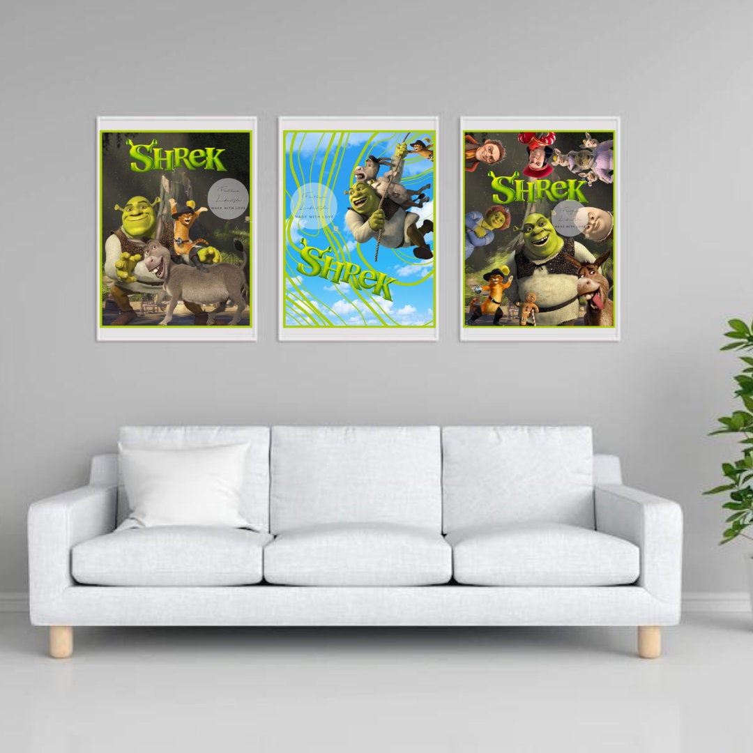 Shrek| Shrek Poster | Illustration| Collectable Art| Cartoon Posters ...