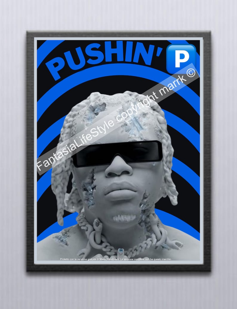 Pushin P Poster| Gunna| Pushin P| Hip Hop Poster| Digital Download| - Etsy