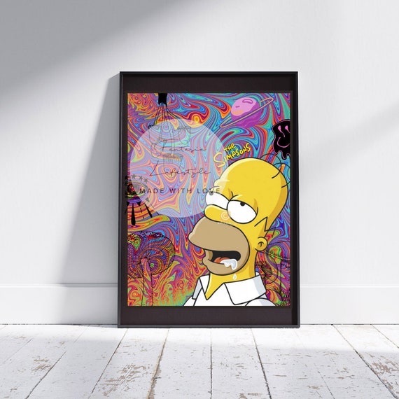 Art & Collectibles Drawing & Illustration Aesthetic Psychedelic The ...