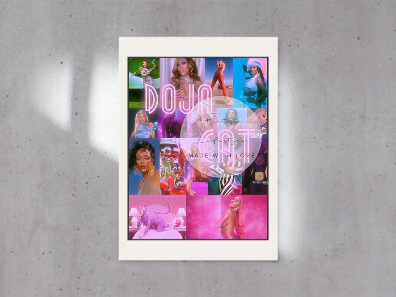 Doja Cat Poster| Aesthetic Collage| Printable Wallpaper/poster| Digital ...