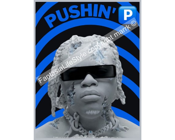 Pushin P Poster Gunna Pushin P Hip Hop Poster Digital | Etsy