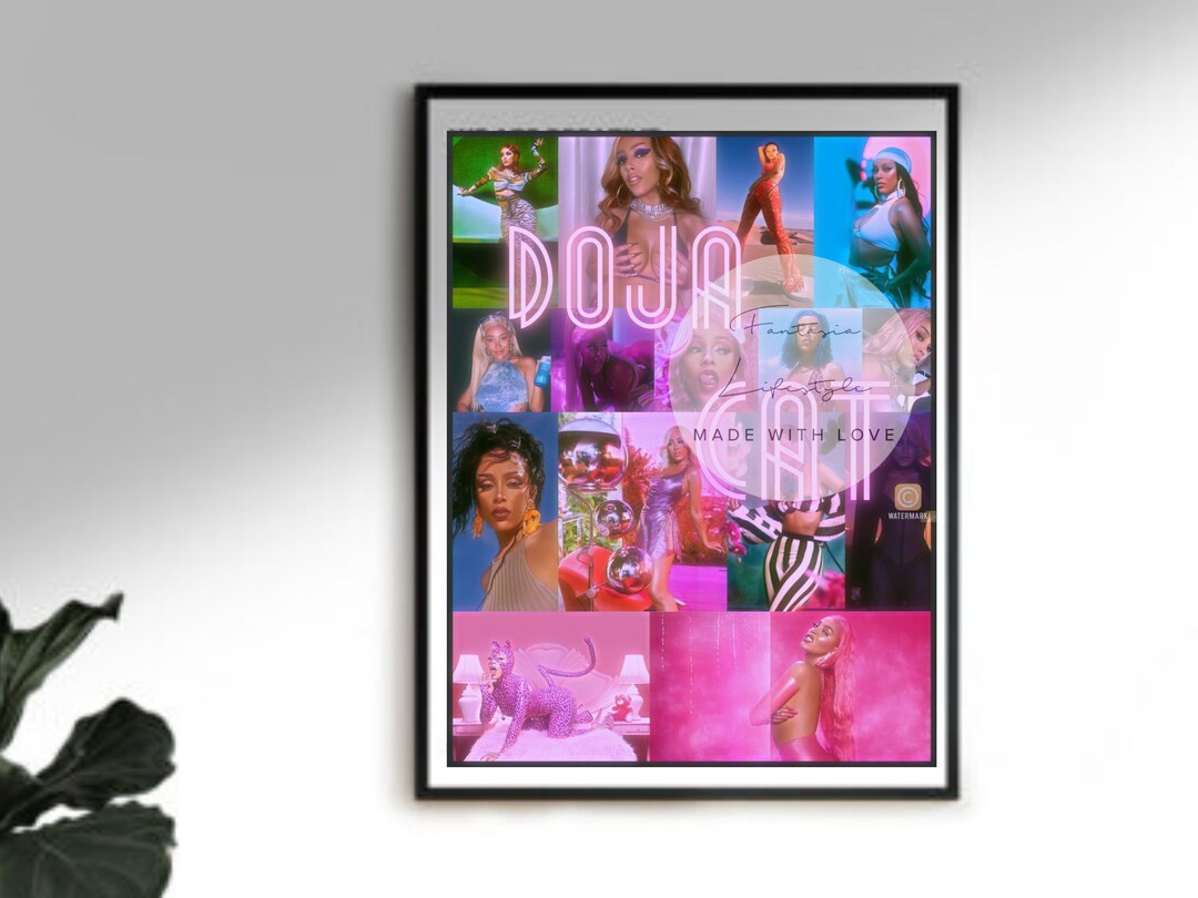 Doja Cat Poster| Aesthetic Collage| Printable Wallpaper/poster| Digital ...