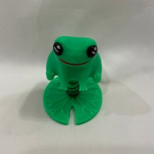 Twerking Frog It is Wednesday My Dudes 3D Printed Bobblehead Thicc Frog ...