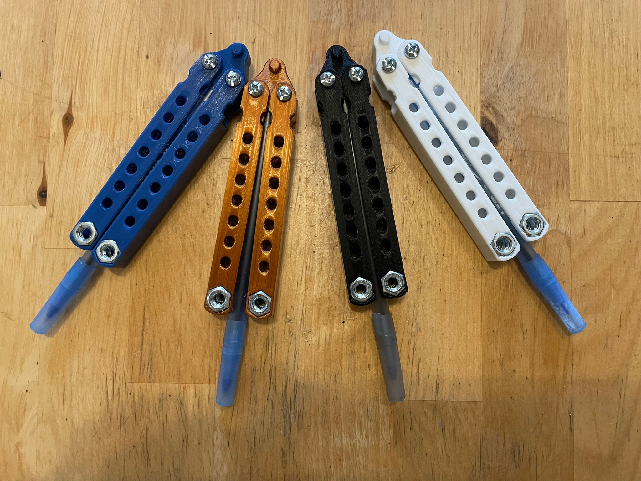 Balisong (butterfly Knife) Pen - Fidget Toy That Really Writes! - Etsy