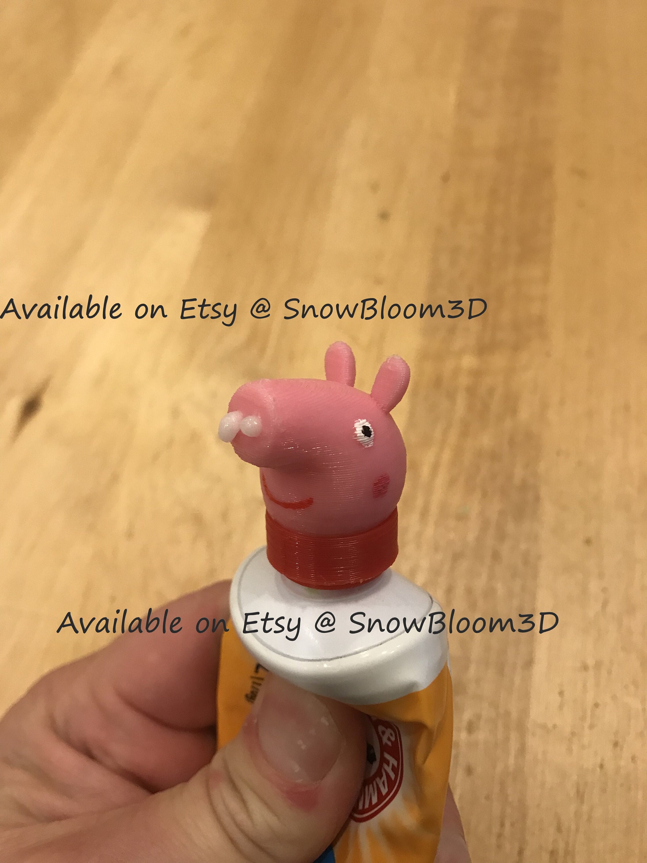 Peppa Pig Toothpaste Topper - Etsy