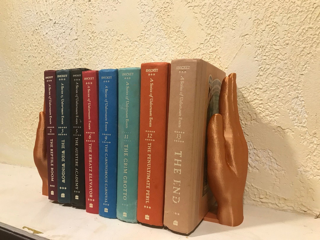 3D Printed Hand Bookends / Marble Bookends / Cookbook Holders - Etsy