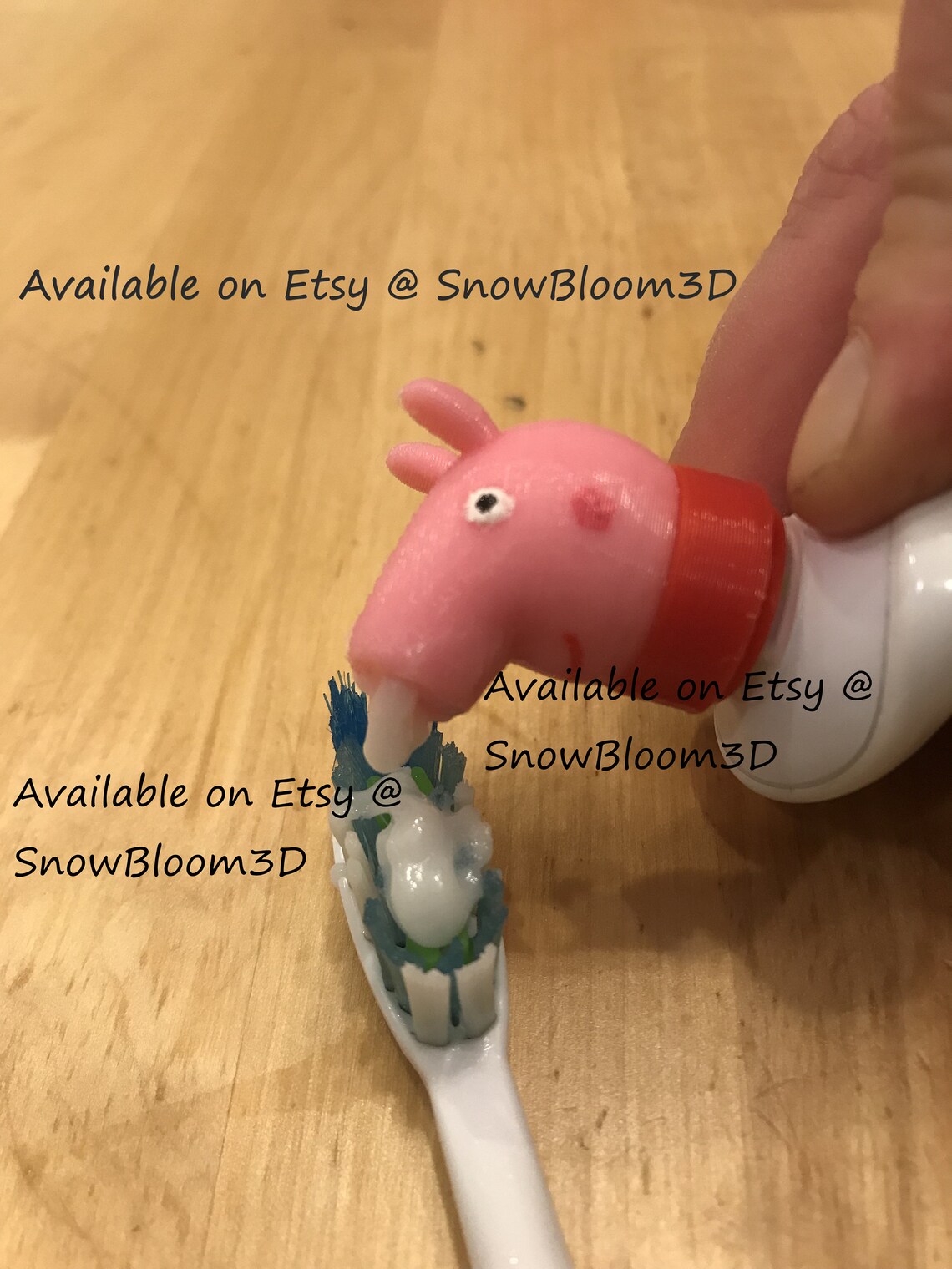 Peppa Pig Toothpaste Topper - Etsy