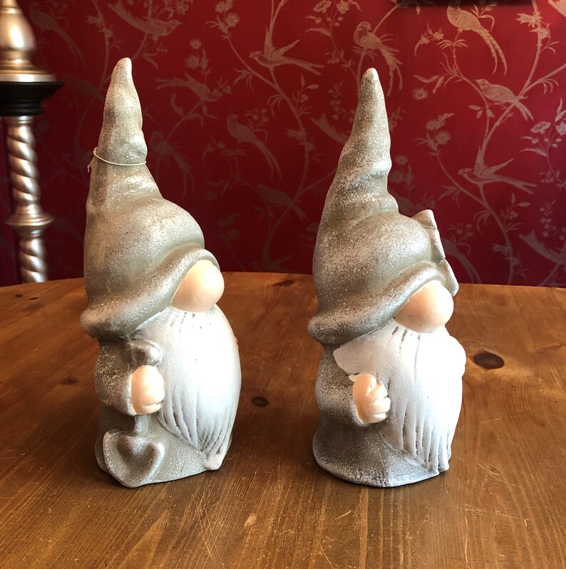 Grey Pottery Gnome gonk. Adorable 24cm Grey Gnome - Etsy