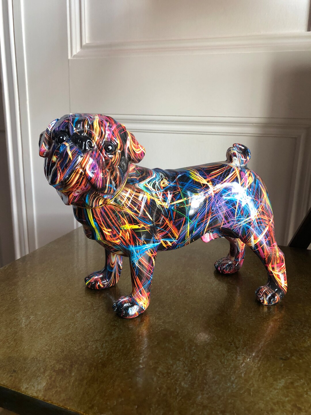 Fabulous Pug Dog Standing. Groovy Supernova Standing Pug. Beautifully ...